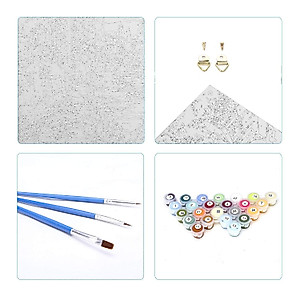 Komking DIY Paint by Numbers for Adults & Kids, Canvas Painting Kit Paint by Number Kits on Canvas, Colorful Dog 16x20inch