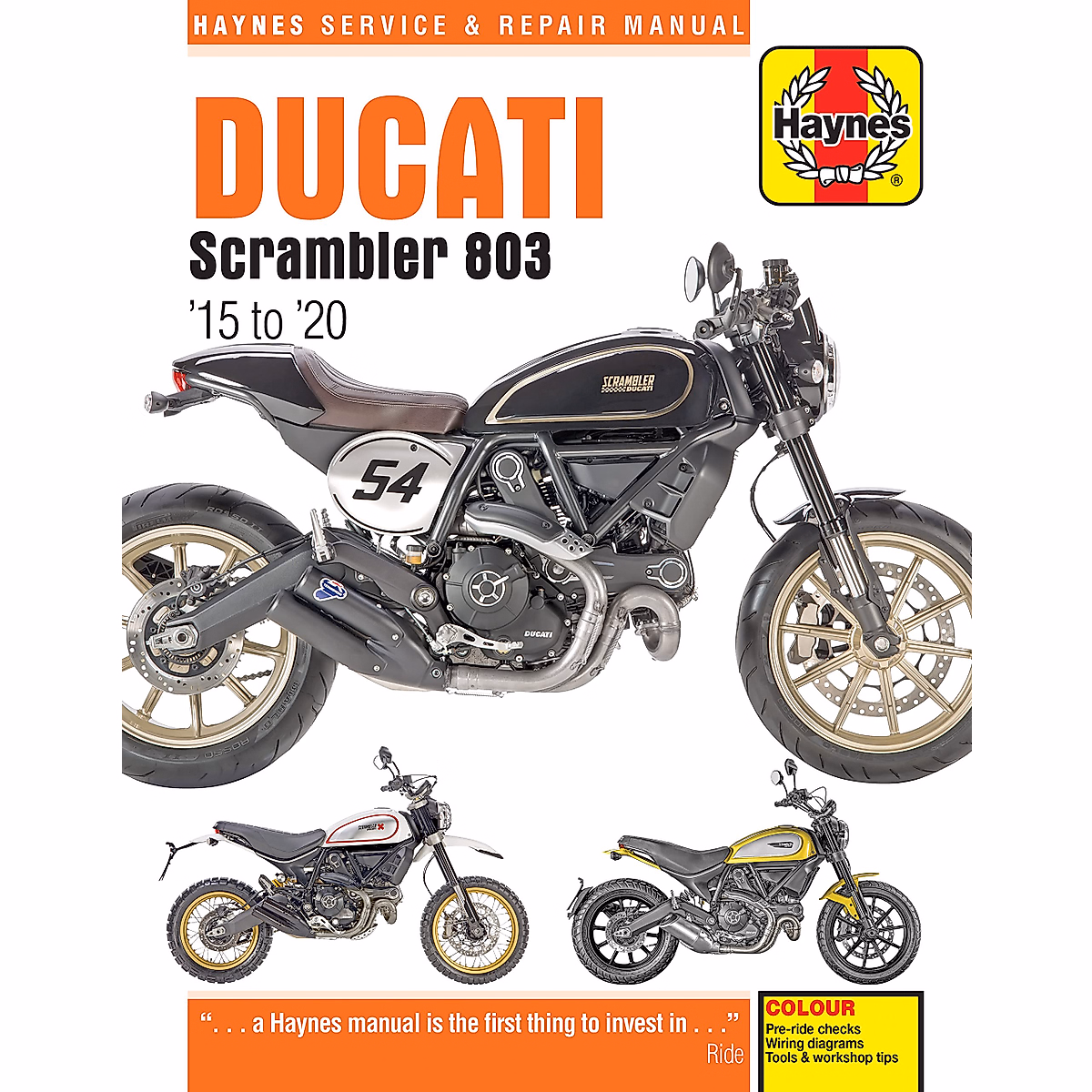 Ducati Scrambler 803 (15 - 20) Haynes Repair Manual (Paperback)