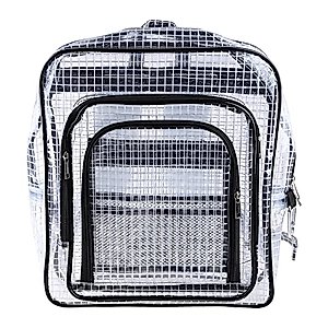 MGBISYI Anti-static Clear PVC Backpack Cleanroom Engineer Tool Bag for Computer Tools Working Transparent Daypack