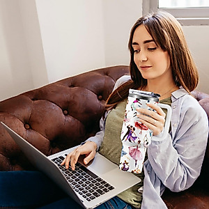 Dance Gifts for Girls, 40oz Dance Tumbler with Lid, Dance Teacher Gifts, Dance Team Gifts, Girl Dancer Gifts, Christmas Birthday Gifts for Dance Lovers Women, Just a Girl Who Loves To Dance Cup