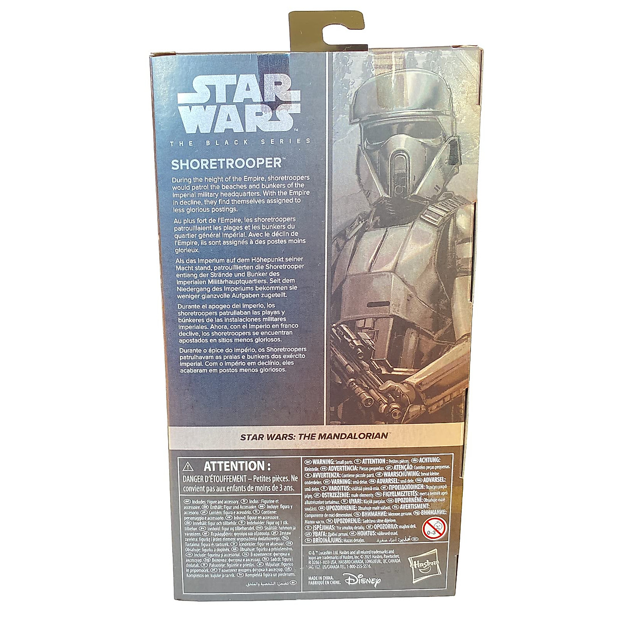 Star Wars: The Mandalorian, Shoretrooper, Black Series, 6-inch Action Figure, Star Wars: The MANDALORIAN/SHORETROOPER/THE BLACK SERIES/6-inch Action Figure