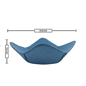 Set of 4 Plate Huggers - Microwave Plate Holder - Reusable Large Bowl Holders - Washable Microwave Plate Hugger - For Hot and Cold Bowls, Dishes and Plate Holders for Microwave