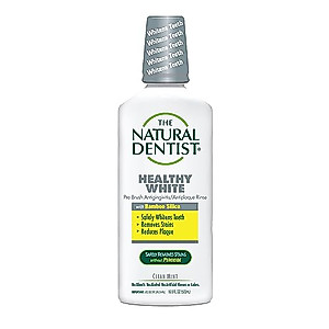 The Natural Dentist Whitening Antigingivitis Rinse, Clean Mint,16.9 Fl Oz (Pack of 2)