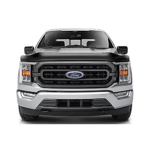 Auto Ventshade [AVS] Bugflector Hood Shield | 2015 - 2020 Ford F - 150 (Excludes Raptor), High Profile, Smoke, 1 pc. | 23243