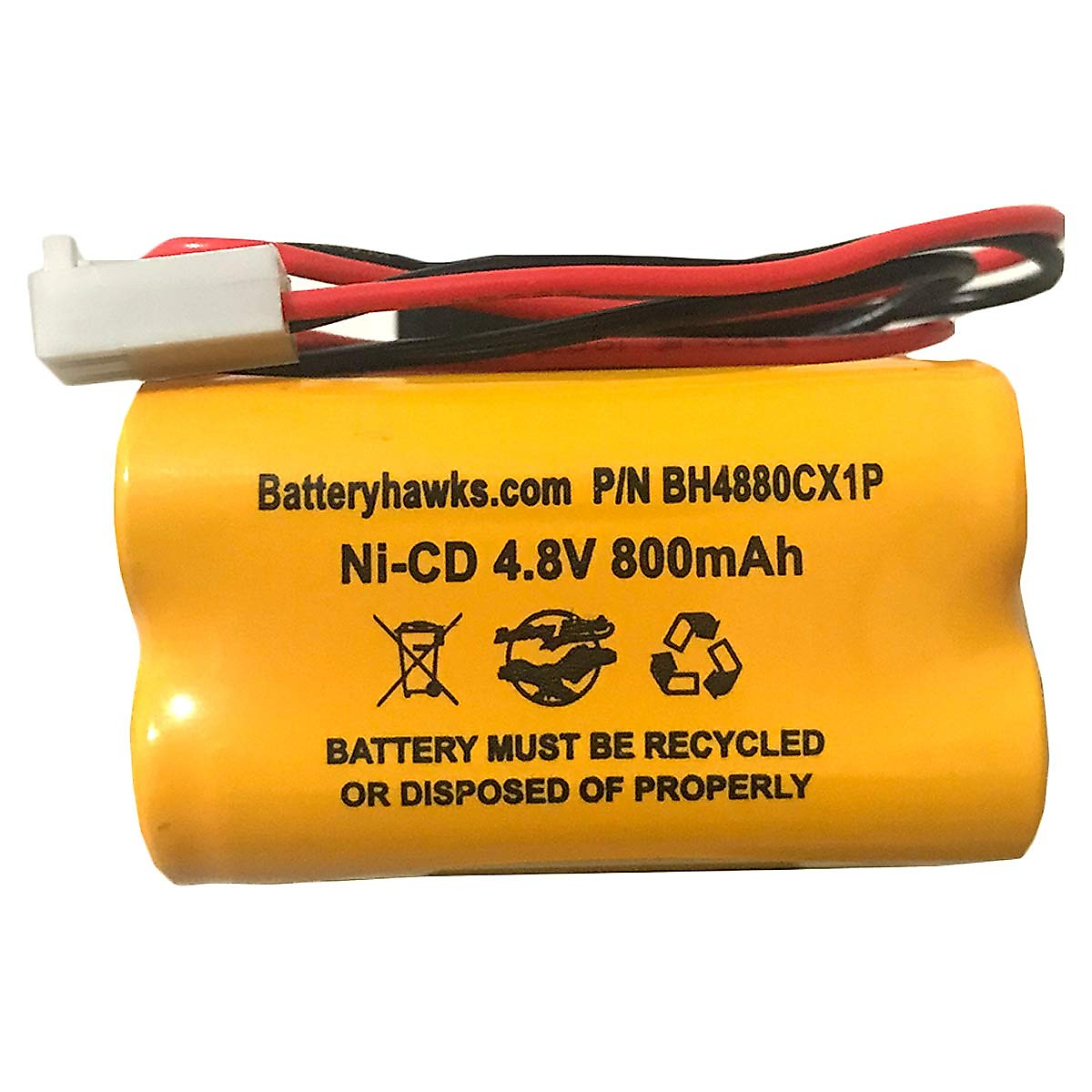Day-Brite CXL6VBXT Dual-Lite 0120894 12-894 Astralite 20-0001 A15032-1 4.8v 800mAh NiCad Battery 100-003-A113 OSA004