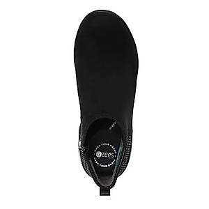 BZees Women's Karma Ankle Boot, Black/Rainbow, 9