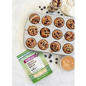 Big Tree Farms Organic Coconut Sugar, Vegan, Gluten Free, Paleo, Certified Kosher, Cane Sugar Alternative, Substitute for Baking, Non GMO, Low Glycemic, Unrefined, Fair Trade, Golden, 1 lb