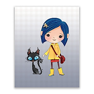 Coraline Art Prints - Set Of 6 Watercolor Photos