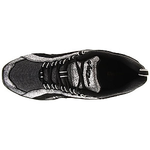 Sansha Women's Electron Canvas-W, Black/Silver, 9 8 M US