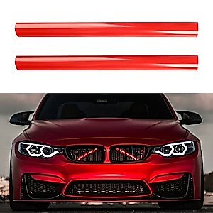 Grille Insert Stripes Replace for BMW F20 F30 F32 2012-2018, 320i 328i 330i 335i 420i 428i 435i Accessories (Red, 3 series)