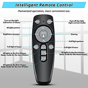 VAGUDE 1 Pack 1000W Outdoor Solar Street Lights for Outside Waterproof Motion Sensor Remote Control Dusk to Dawn high Bright Solar Powered LED Flood Light for Yard Fence Parking Garage Road etc