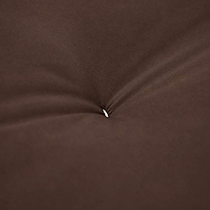 TRUPEDIC Standard Futon Mattress, Full, Suede Chocolate