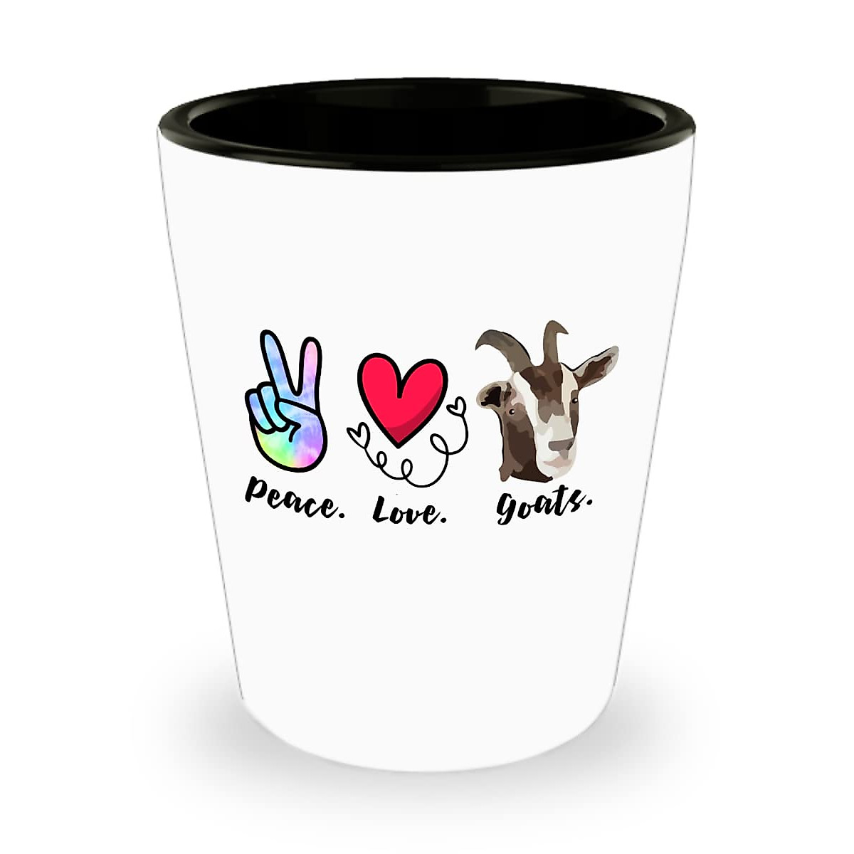 Goats Shot Glass, Goats Gift Idea, Gift for Goats Lover, Birthday Christmas Basket Gag Gift Idea