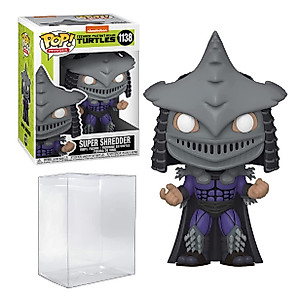 POP Funko Pop| Movies: Teenage Mutant Ninja Turtles: Secret of The Ooze - Super Shredder, 3.75 inches (Bundled with EcoTek Protector Case to Protect Display Box)