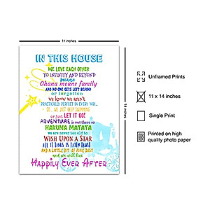 LARGE 11x14 - Wall Art - Wall Decor for Boys Room, Girls, Kids Bedroom, Family or Living Room - Positive Quotes - Inspirational Gifts - World - 11x14 print