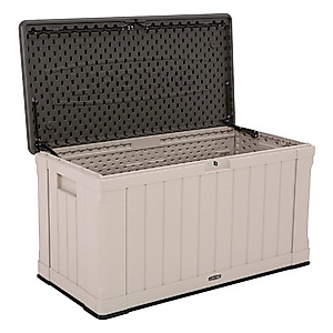 Lifetime Deck Storage Boxes and Bench Combo (80 Gallon + 116 Gallon)