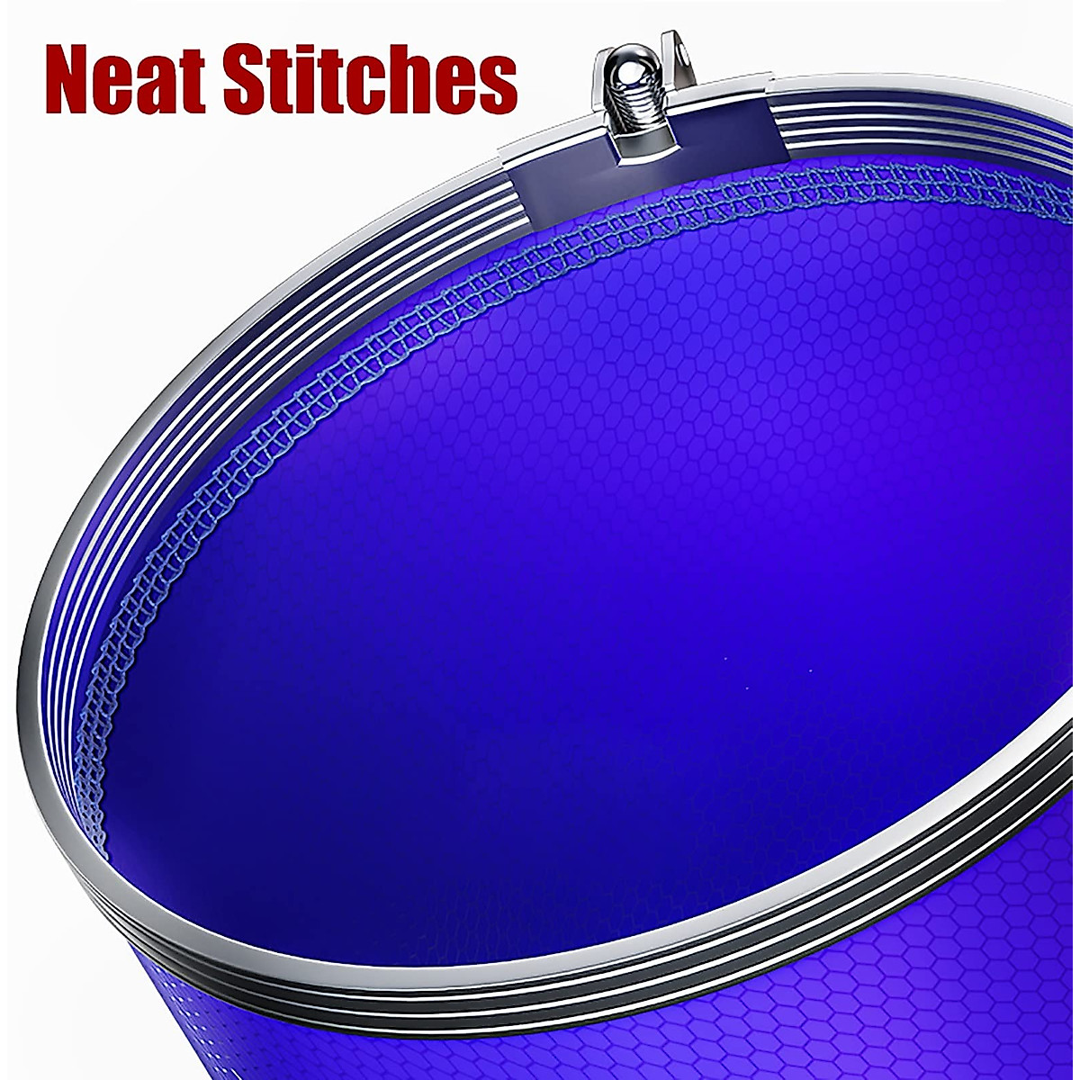 Fishing Keep Net Cage Portable Rubber Fishing Net Mesh, 5ft / 6.5ft / 8ft / 10ft Length Fish Cage Trap, Fishing Accessories Tool Fish Keep Basket with Bag (Size : 2.5m/8.2ft x 33cm/13in)