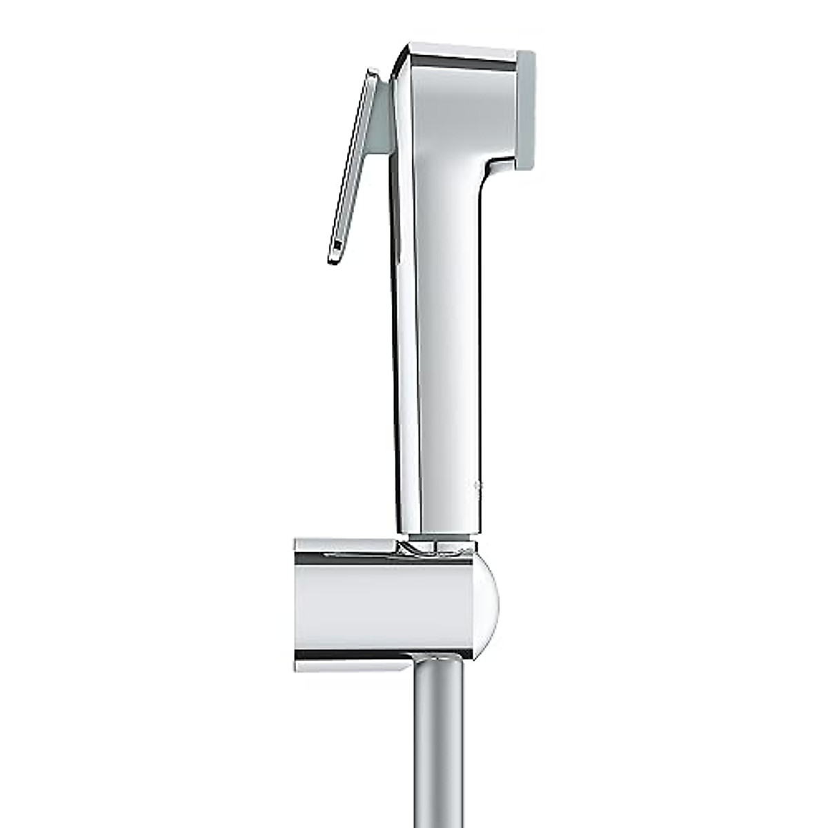 GROHE Vitalio Trigger Spray 30 - Wall Holder Set with Trigger Control Hand Shower (Hand Shower 36mm, TwistFree Shower Hose 1.25m, Wall Shower Holder 40mm), High Pressure Min. 1.0 Bar, Chrome, 26175001