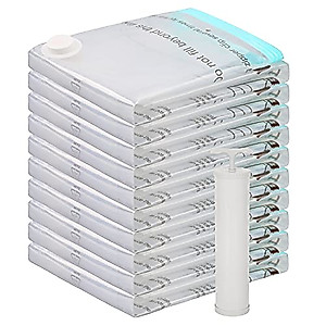 Rainbow Craft Vacuum Storage Bags Jumbo & Large,20 Pack