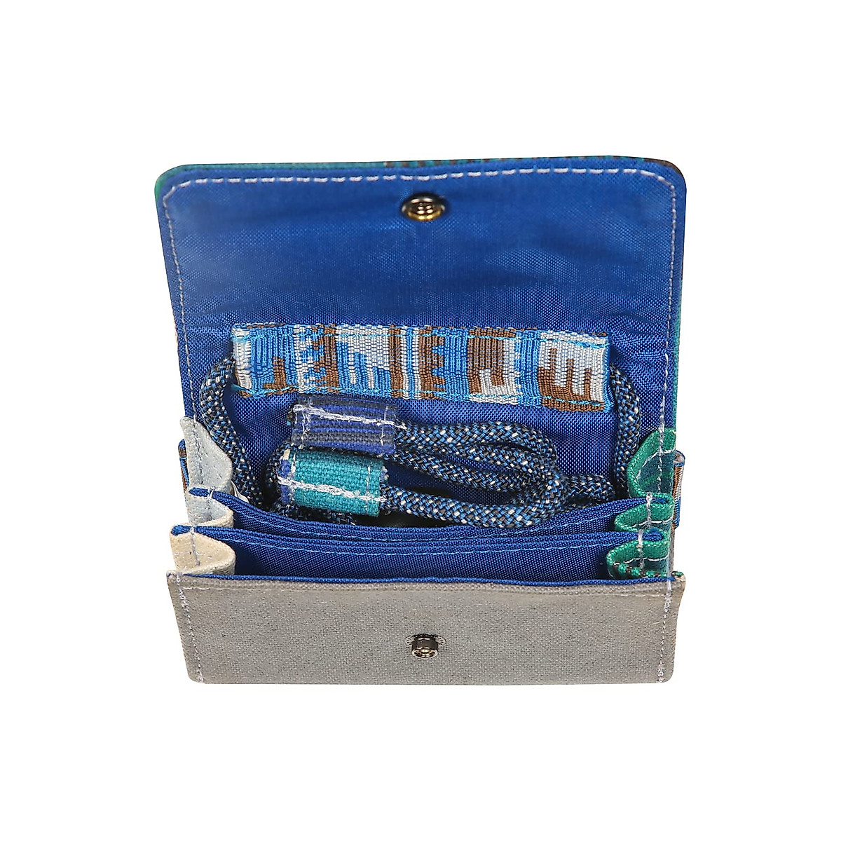 KAVU Mondo Spender Trifold Wallet Clutch Travel Organizer, Mushroom Hunt