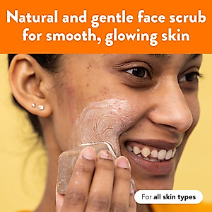 Ethique Gingersnap - Gentle Natural Solid Face Scrub - Exfoliating Face Cleanser for All Skin Types -Vegan, Eco-Friendly- Zero-Waste, Plastic-Free, Cruelty-Free, 3.53 oz (Pack of 1: 4 bars)