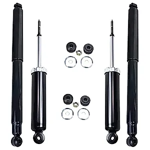 Detroit Axle - 2WD Shock Absorbers for Ford F-150 F-250 F-350 Ranger Bronco, 4 Complete Shock Absorbers Assembly Front Rear Replacement