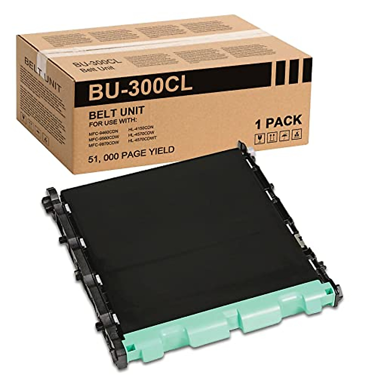 XGKL (1 Pack) BU-300CL Compatible 300CL Belt Unit Replacement for Brother MFC-9460CDN MFC-9560CDW MFC-9970CDW HL-4150CDN HL-4570CDW HL-4570CDWT Belt Unit Printer, Black (BU-300CL-1PK)