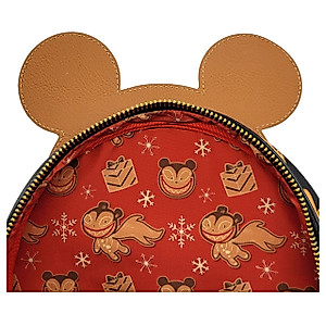 Loungefly x Disney Nightmare Before Christmas Gingerbread Scarry Teddy Mini Backpack