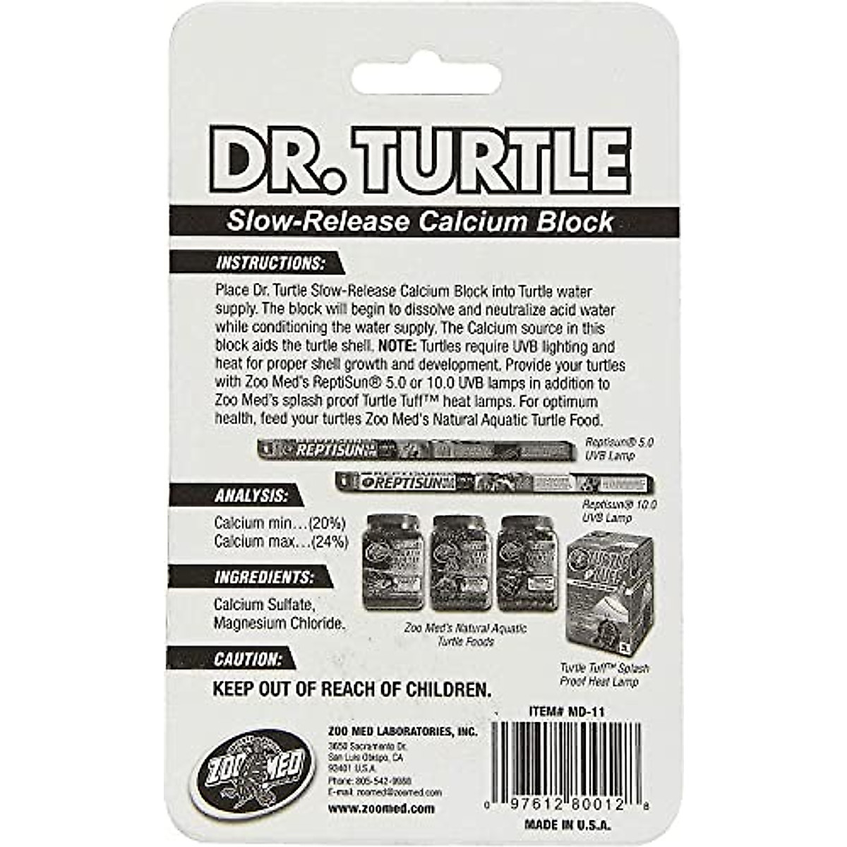 Zoo Med Slow-Release Calcium Block