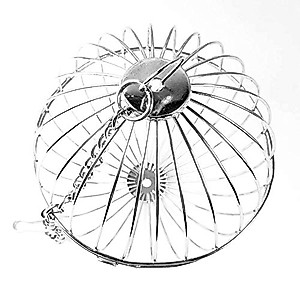 Tfwadmx Rabbit Hay Feeder, Grass Play Hay Ball Chew Toy Stainless Steel Food and Grass Frame Bowls, Small Animals Hay Manger Dispenser for Hamsters Gerbils Chinchillas Guinea Pigs