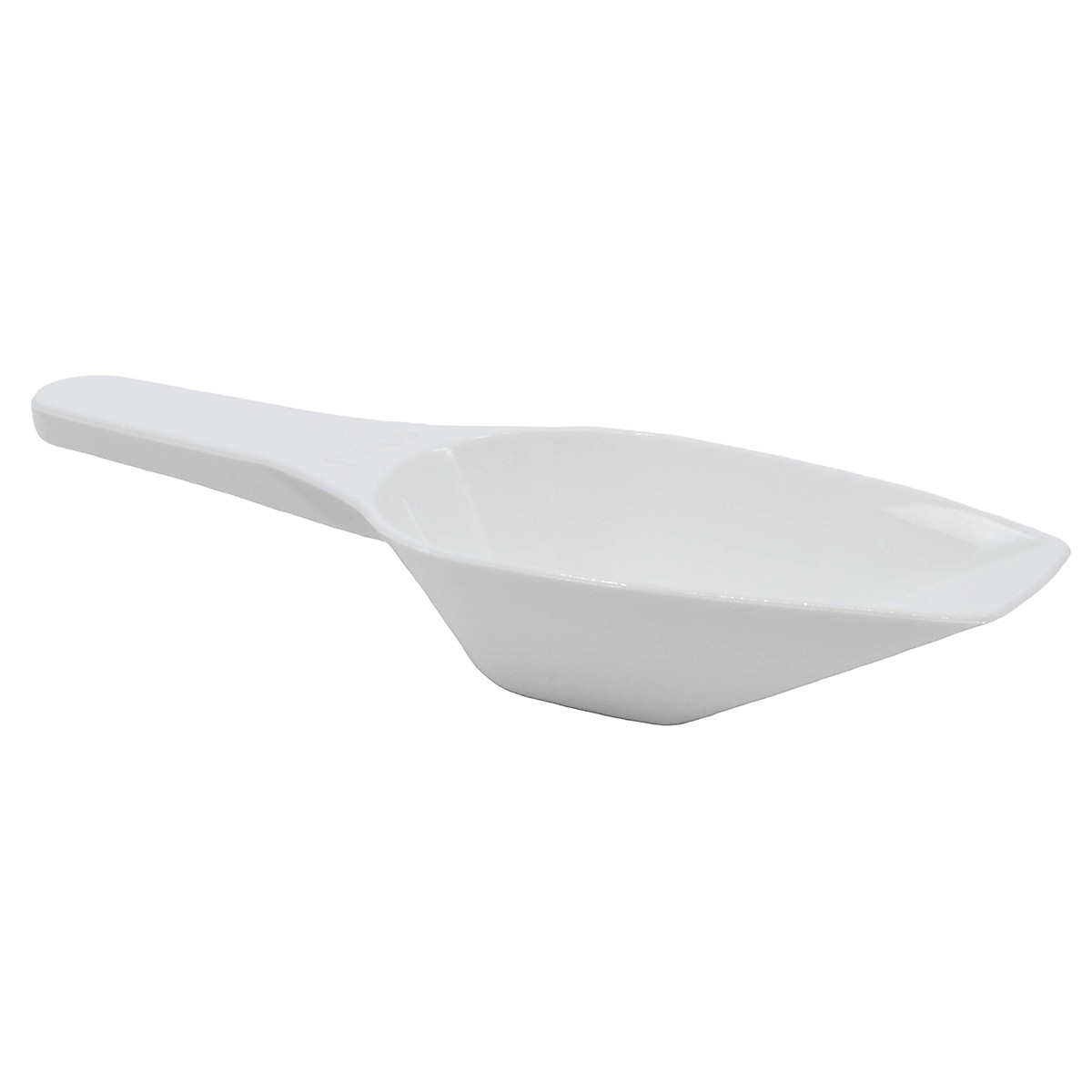 EISCO 12PK Scoops, 50ml (1.7oz) - Polypropylene Plastic - Flat Bottom - Excellent for Measuring & Weighing - Autoclavable