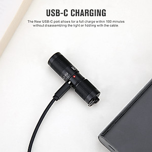 OLIGHT I1R 2 Pro Eos 180 Lumens EDC Rechargeable Keychain Flashlight, Powered by Built-in Rechargeable Battery with Type-C USB Cable, Slim Mini Handheld Light for Everyday Carry