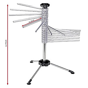 Westmark 61332260 Drying Rack Pasta-Tree, 17.7 x 17.7 x 18.5 inches, Stainless Steel