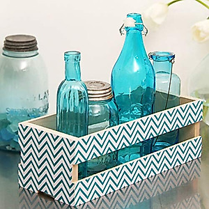 Con-Tact Brand - 60F-C9AL16-01 Adhesive Drawer and Shelf Liner, 18" x 60', Chevron Aqua