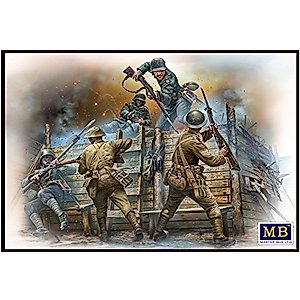 BRITISH & GERMAN INFANTRYMEN HAND TO HAND FIGHT WWI ERA 1/35 MASTER BOX 35116