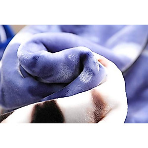 Faux Fur Throw Blanket Queen Size - 75"x90" Soft Plush Warm Faux Mink Bed - Blankets (Queen (75"x90"), Snow Tigers)