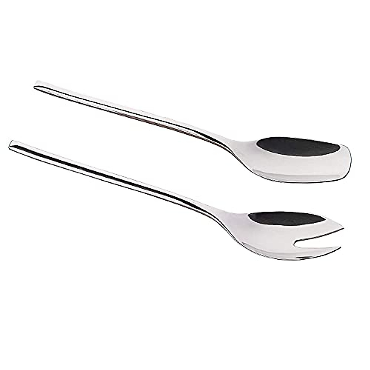 IMEEA Salad Servers 18/10 Stainless Steel Salad Serving Utensils Salad Spoon Fork 10-Inch