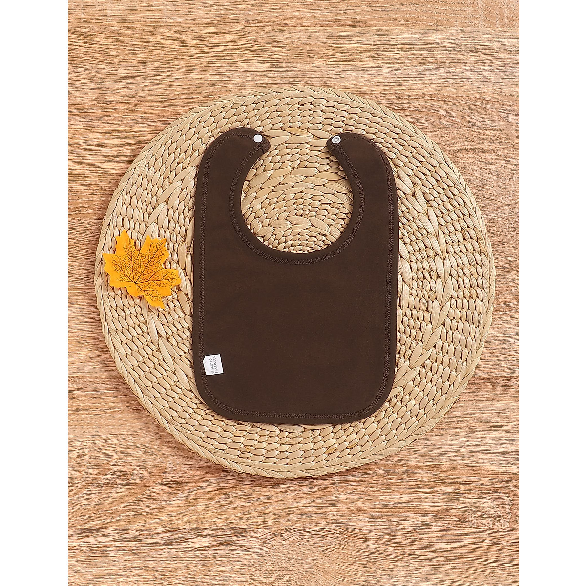 Menglang Thanksgiving Baby Bibs, My First Thanksgiving Baby Bibs, Unisex 1 Pack Drool Bibs, for Teething and Drooling, Feeding (Turkey Boy)