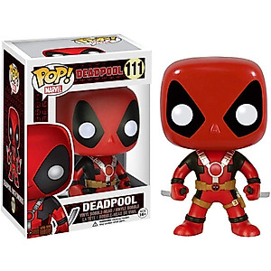 Funko Pop! Marvel Heroes: Deadpool with Two Swords #111 Vinyl Figure (Bundled with Pop Box Protector Case)