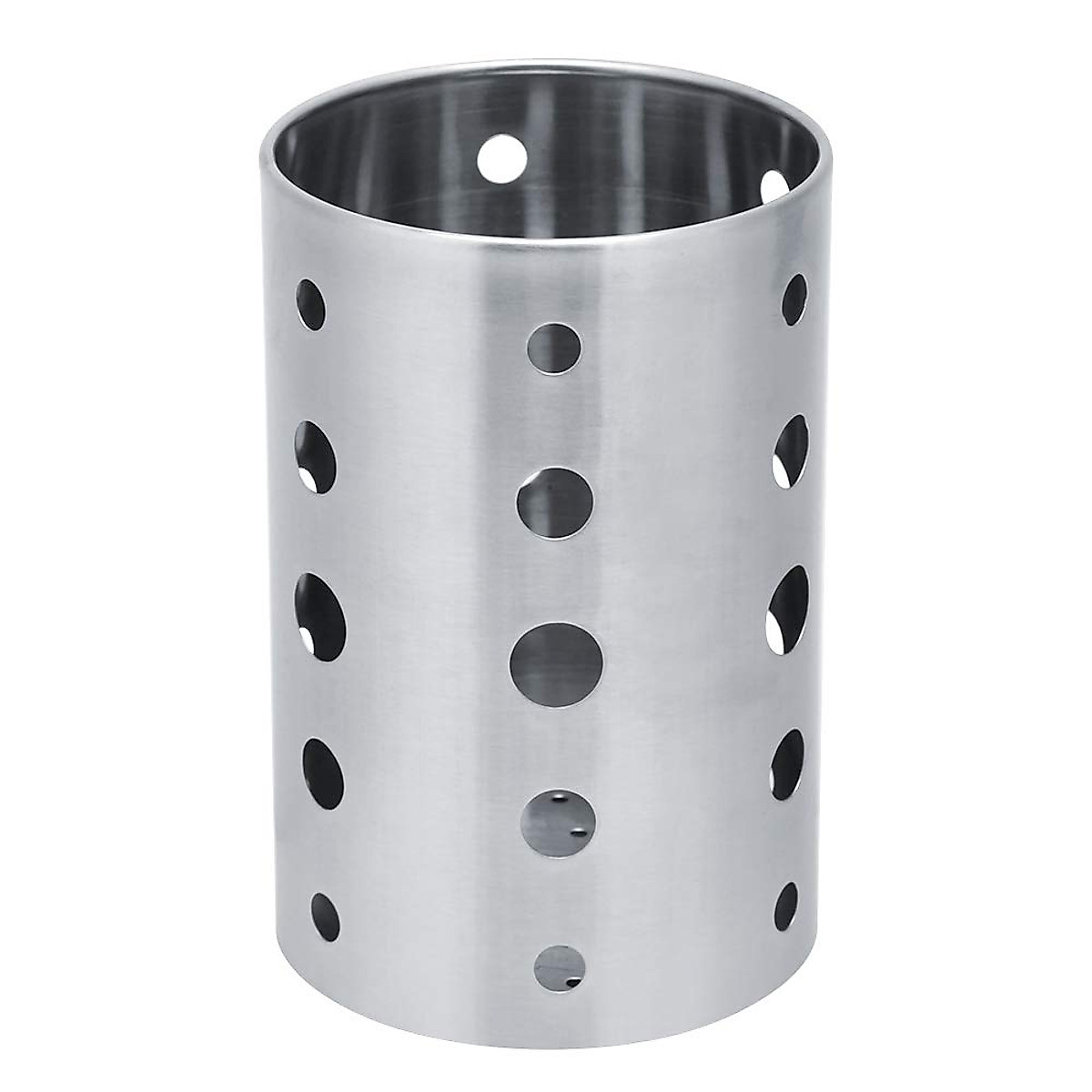 Jerliflyer Stainless Steel Tableware Storage Bucket, Kitchen Utensil Rack Caddy Stainless Steel Chopsticks Cutlery Cookware Organizer Cutlery Storage Rack