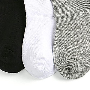 JAMEGIO 18 Pairs Toddler Boys Girls Short Socks Breathable Cotton Kids Socks(2-4 Years)