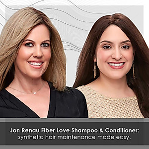 Jon Renau Synthetic Hair Shampoo & Conditioner - Shampoo & Conditioner Set With Wide Tooth Comb