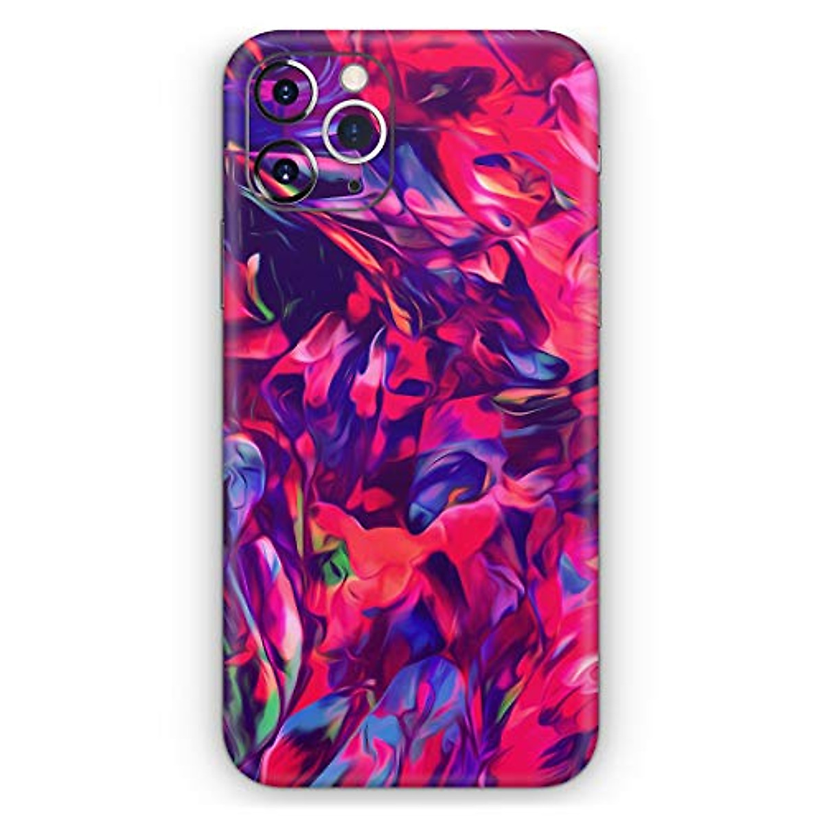 Design Skinz Blurred Abstract Flow V20 - DesignSkinz Protective Vinyl Decal Wrap Skin Cover Compatible with The Apple iPhone 5s/SE (2013-2019) (Full-Body, Screen Trim & Back Glass Skin)