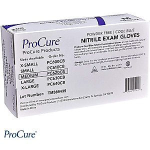 Medical Exam Disposable Nitrile Gloves Small, 2,000 Count Case - Powder Free, Rubber Latex Free, Food Safe, Surgical Grade, Ambidextrous, Textured Tips, 3 Mil Thickness - Cool Blue (10 Boxes of 200)