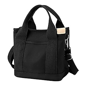 Tote Bag Women Small Satchel Bag Stylish Mini Tote Handbag Canvas Hobo Bag Fashion Crossbody Bag Shoulder Bag 2023
