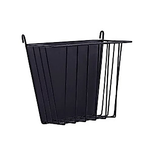 jezmozo Pet Hay Feeder for Rabbit Guinea Pigs Chinchilla Bunny Small Animal Basket with Hook Metal Grass Holder (1 Piece)