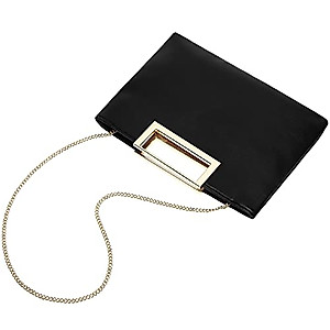 YIKOEE Womens Clutch Purse Evening Bag with Handle Top Hardware
