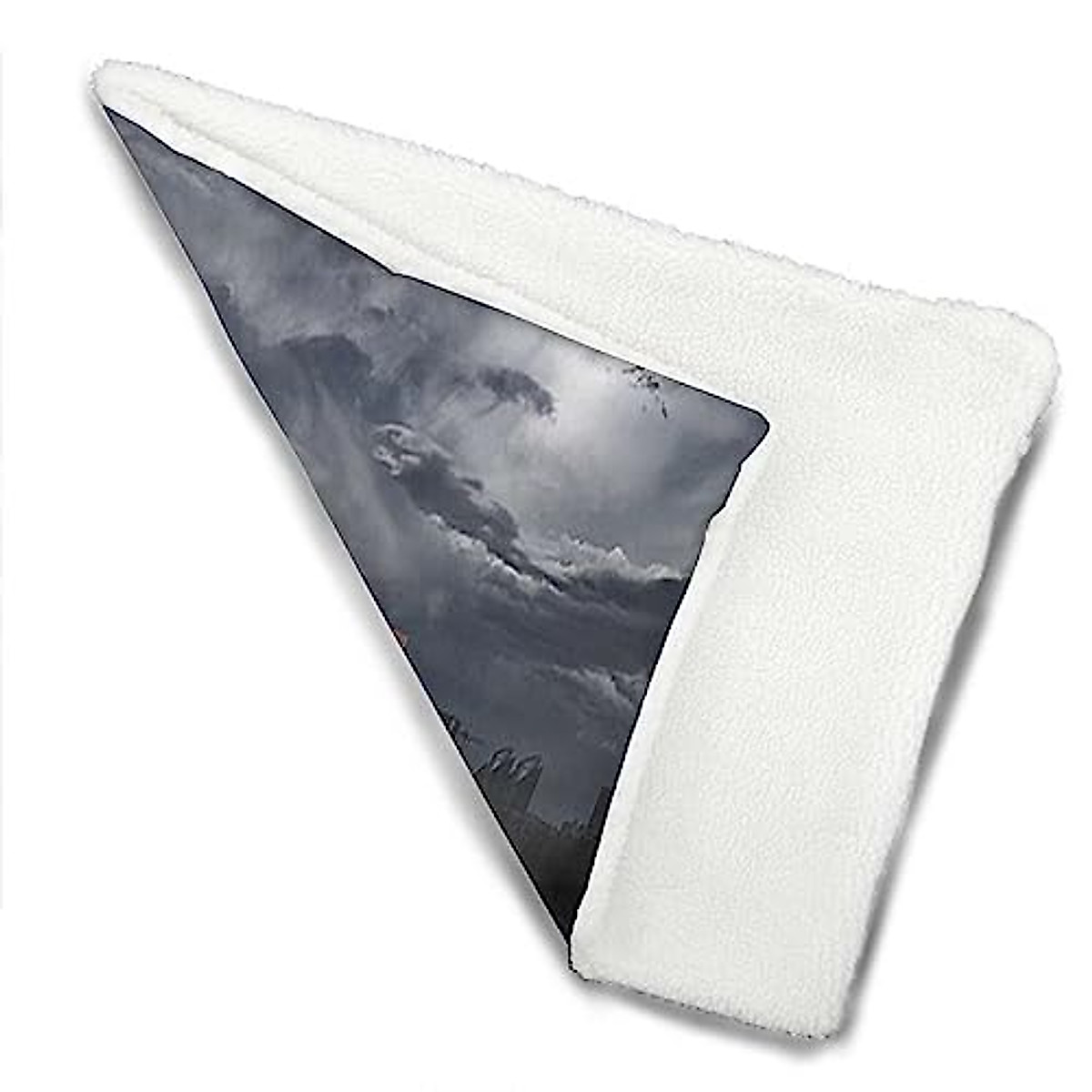 Brown Blue Cat and Dog Self Heating Pad Aerial View of City Skyline at Dusk Washable Kennel Mat for Large Medium Small Dogs and Cats Denver Panoramic 18" x 22"