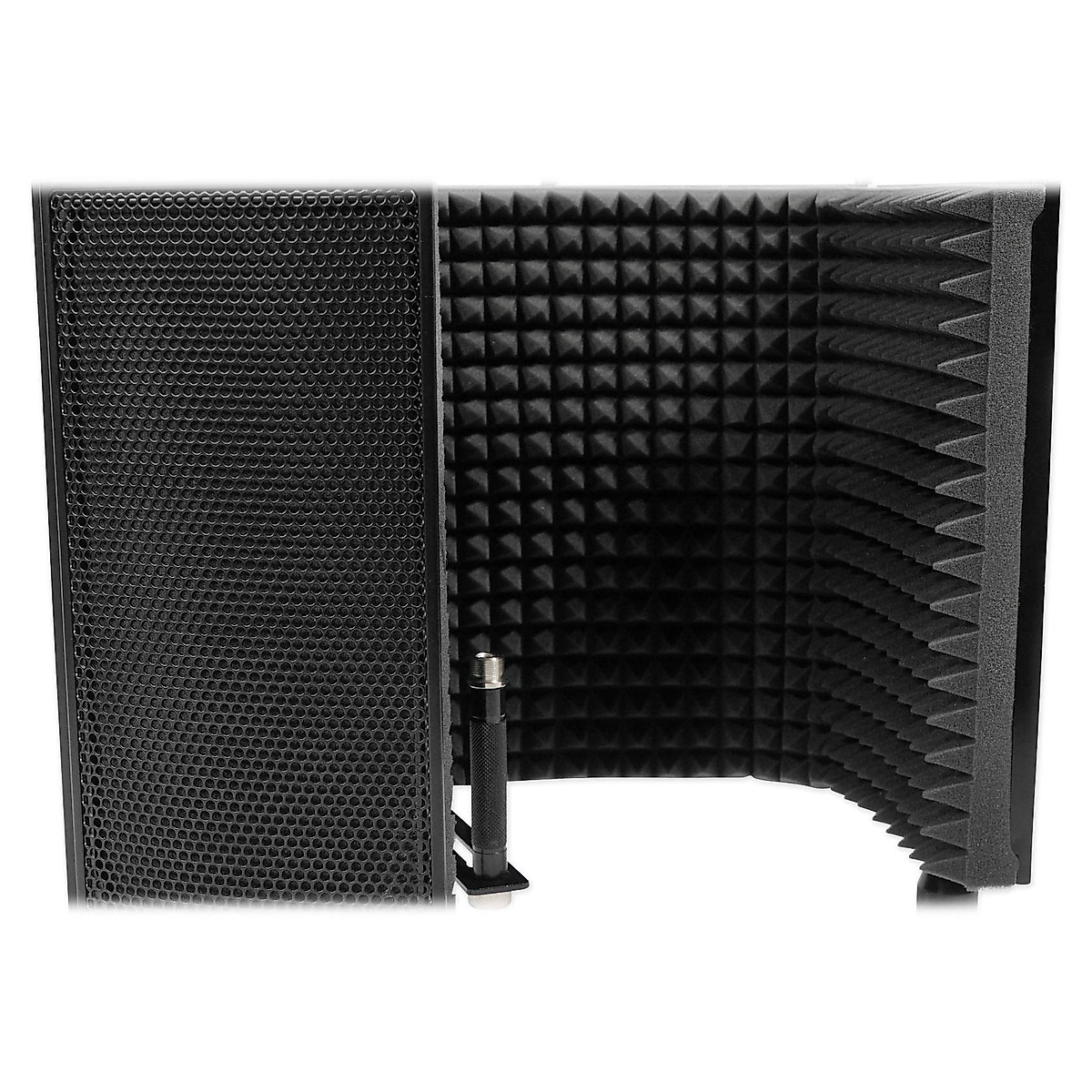 Rockville ROCKSHIELD 3 Large Studio Mic Isolation Shield w/Sound Dampening Foam