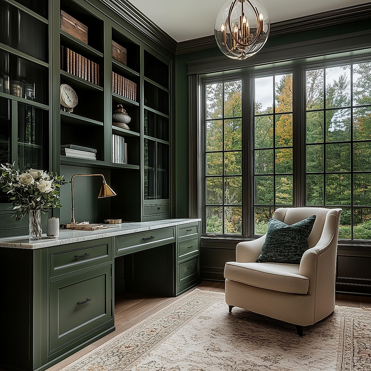 VEHCIL 20 Pack Square Matte Black Cabinet Knobs Black Drawer Dresser Knobs Cabinet Handles for Cupboard Closet Bathroom Kitchen Cabinet Hardware,Solid Zinc Alloy